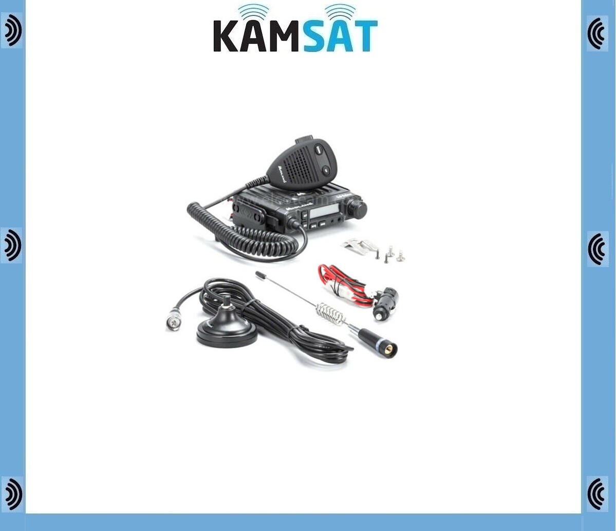 CB RADIO KIT MIDLAND CB-GO COMPLETE TRANSCEIVER KIT 40CH AM/FM MULTI ...