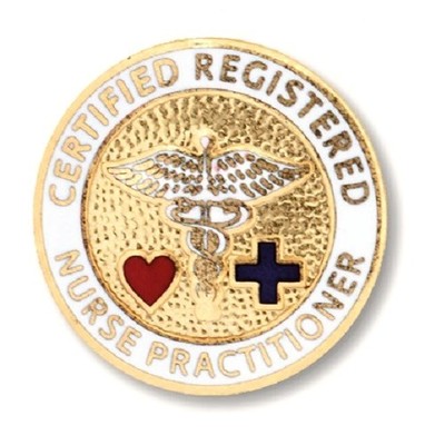 Certified Registered Nurse Practitioner Pin Gold Plated Medical Emblem ...