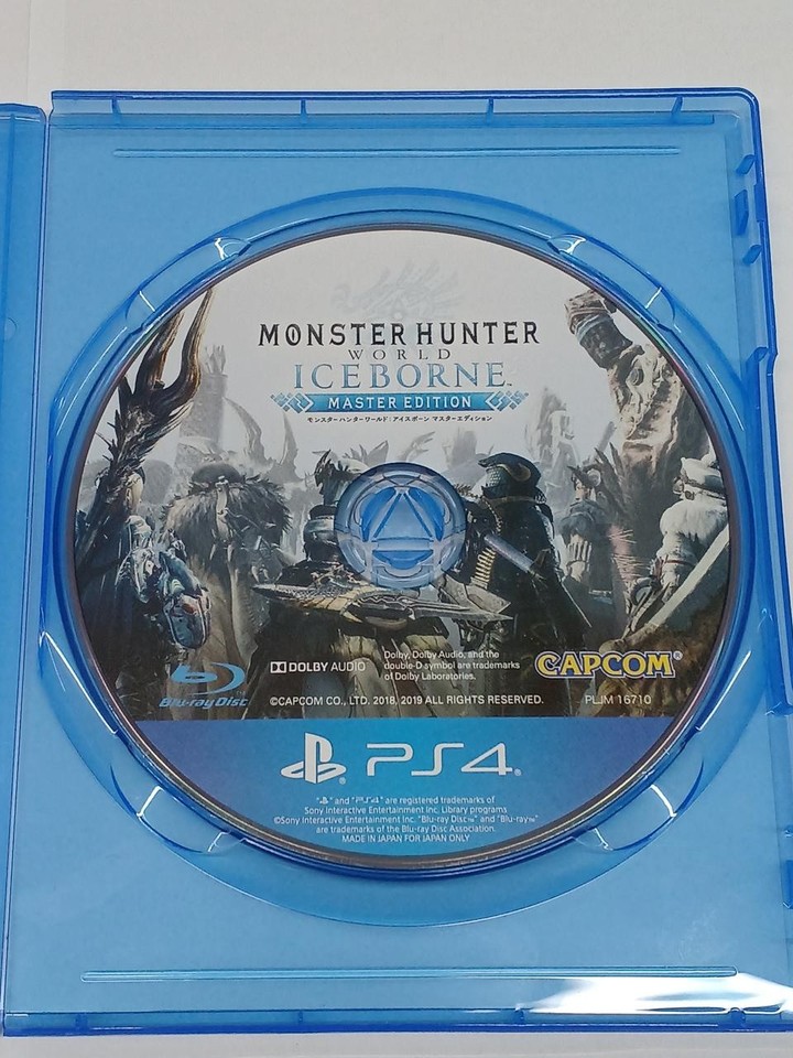 CAPCOM PlayStation 4 Software Monster Hunter WorldIceborne Master ...