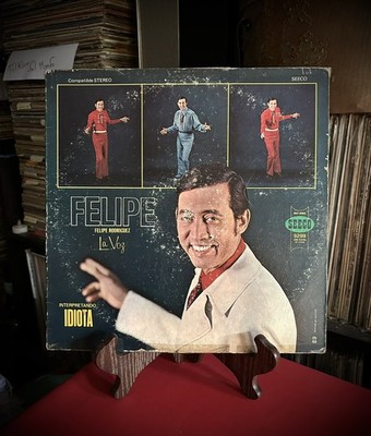 1er Lp de Felipe Rodríguez (La Voz) con el sello Seeco. 1968 Boleros ...
