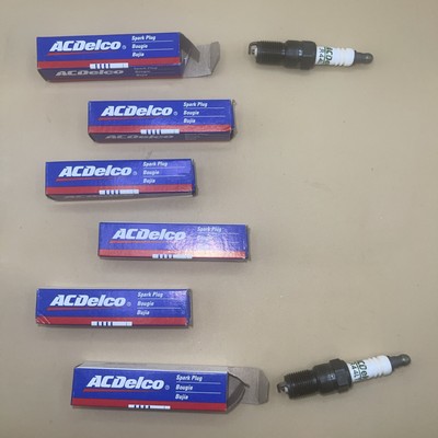 6 Pack Genuine GM ACDelco Spark Plugs R44LTS ps | eBay