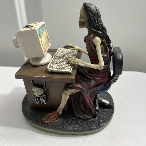 The Summit Collection - Surfed Too Long - Woman Skeleton Figurine at ...