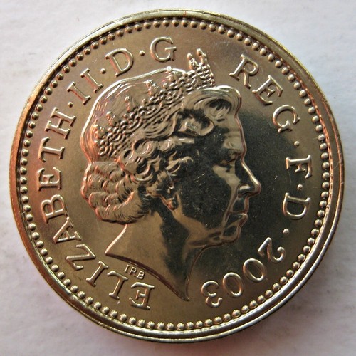 NICE GREAT BRITAIN 2003 QUEEN ELIZABETH II ONE £1 POUND COIN (KM# 992 ...