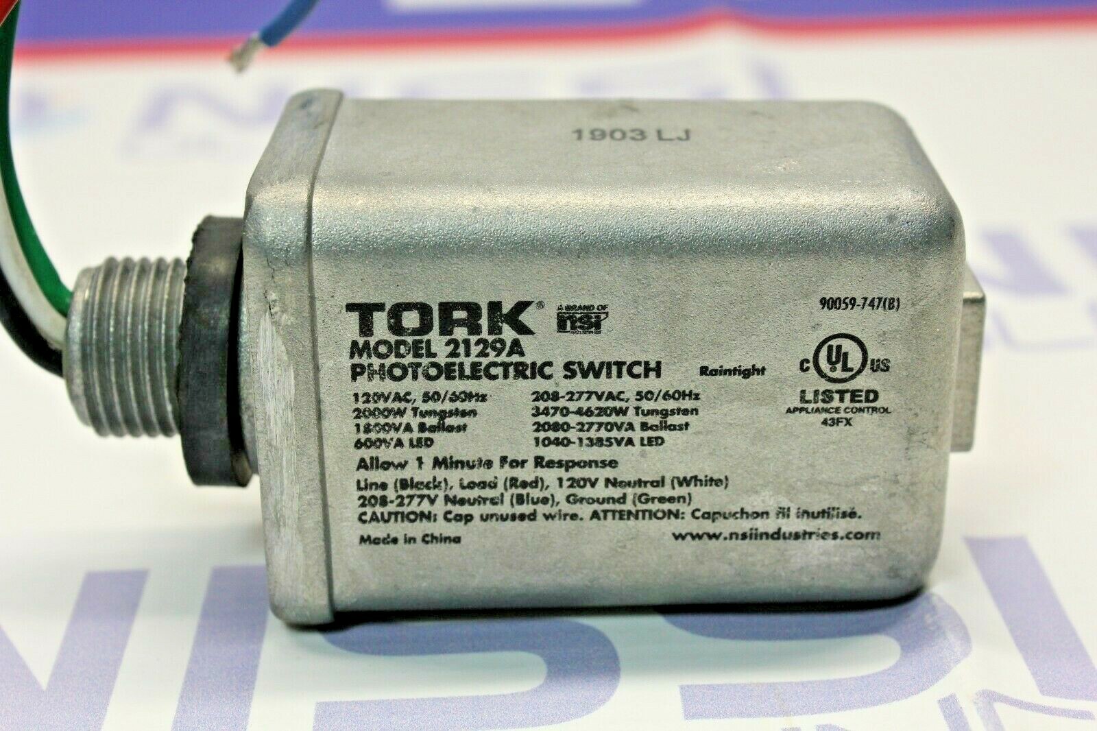 TORK MODEL 2129A PHOTOELECTRIC SWITCH | eBay