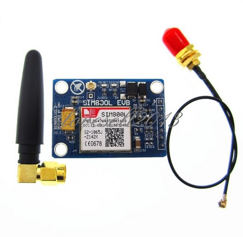SIM800L V2.0 5V Wireless GSM GPRS MODULE Quad-Band W/ Antenna Cable Cap ...