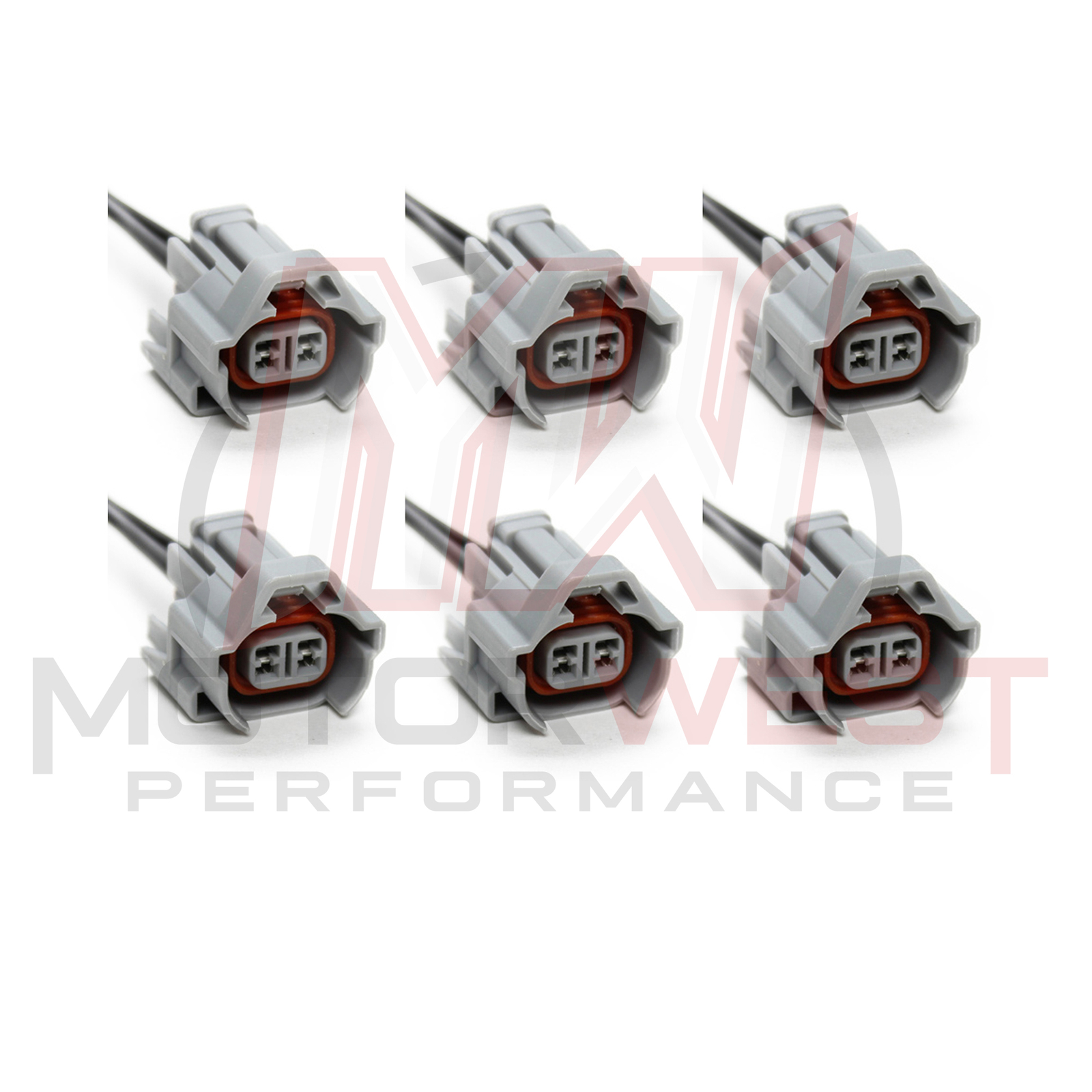 6-Denso High Impedance Female Fuel Injector Connector Electrical Plug ...