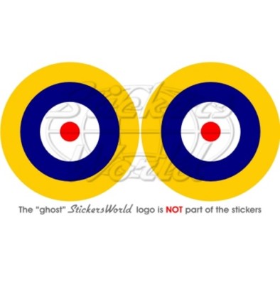 RAF UK Royale Armée de l'Air Type A1 Roundel Aéronef 75mm Vinyl ...