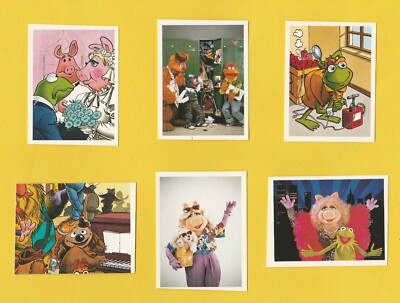 The Muppets - Panini Spanish 1985 6 different stickers Lot 3 Miss Piggy ...