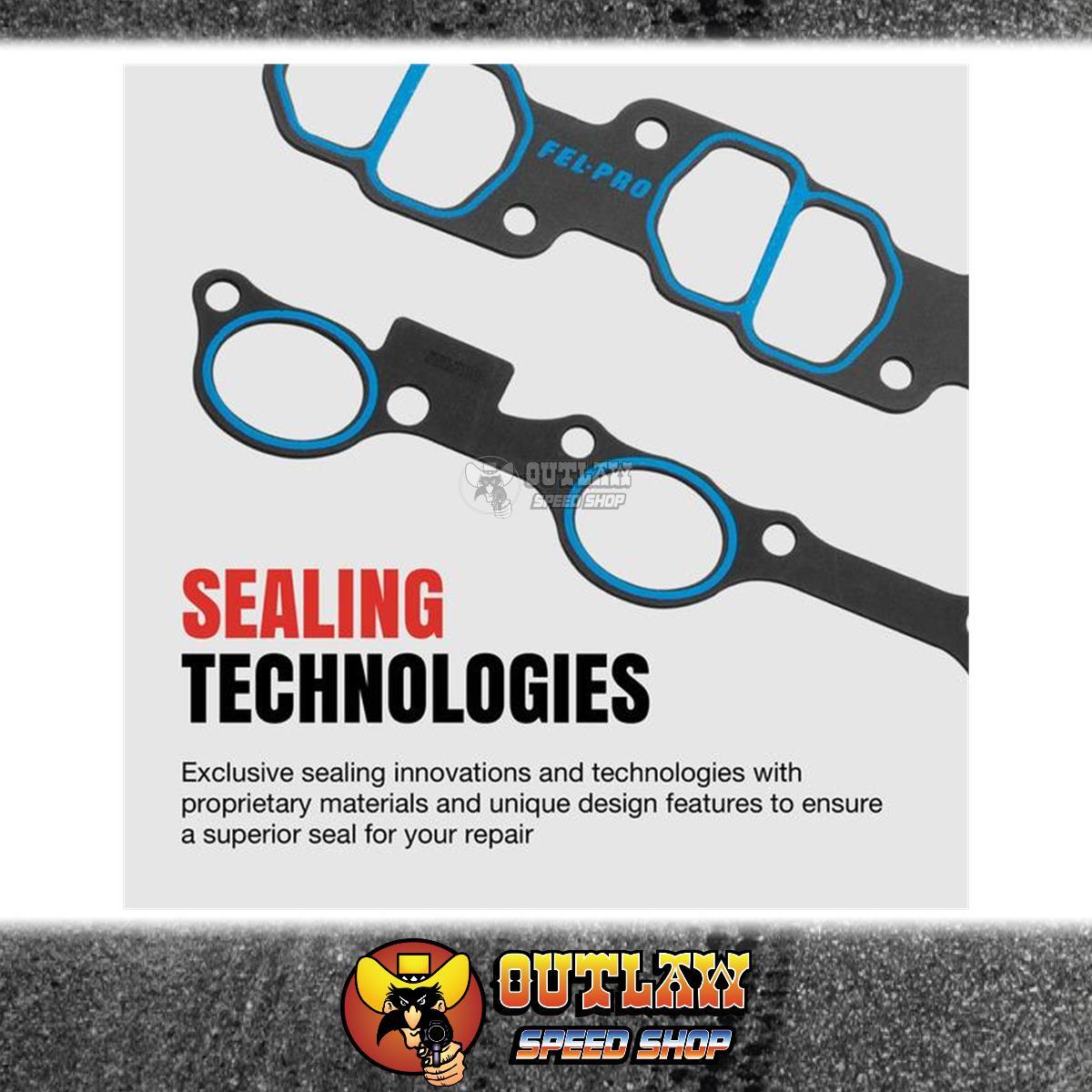 FELPRO INTAKE MANIFOLD GASKET SET FITS SMALL BLOCK CHEV TPI 85 ON ...