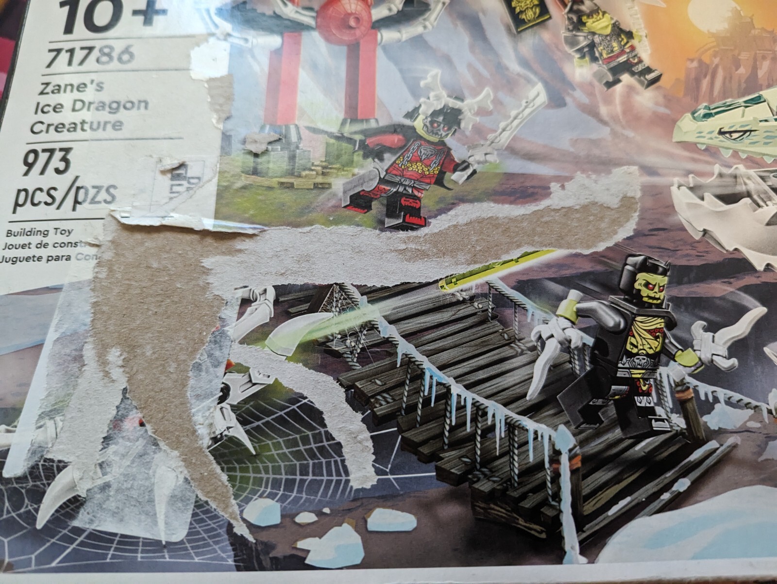Sealed box not perfect Lego Ninjago 71786 Zane's ice dragon creature ...