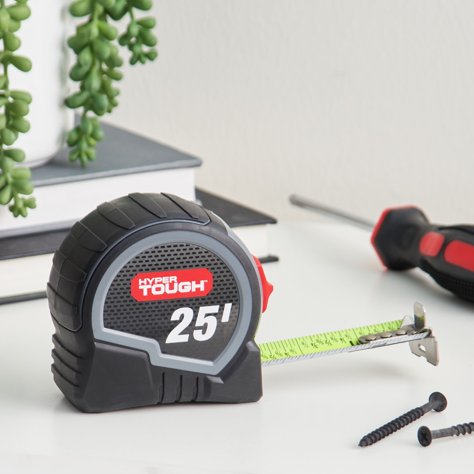 25ft. Wide Blade Steel Tape Measure,Printed fractional graduations,NEW ...