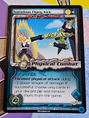 Namekian Flying Kick 2002 Score Limited Dragon Ball Z DBZ TCG #12 | eBay