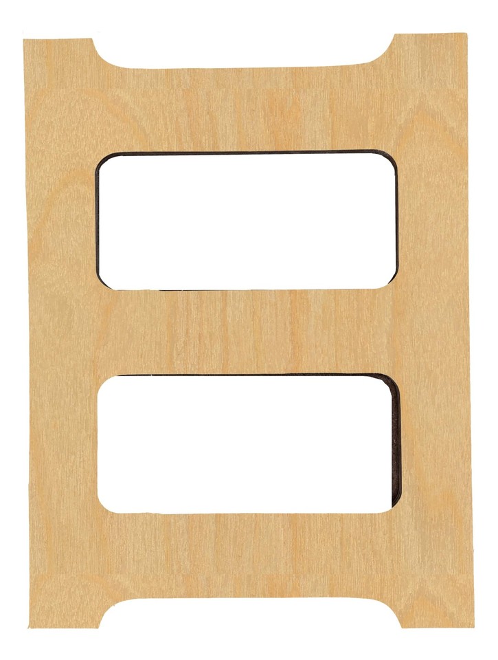 1 PCS 2 Inch Tall Wooden Greek Letter XI 1/4 Thick Baltic Birch Craft ...