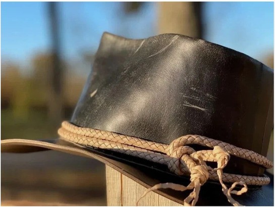 Arthur Morgan Cowboy Hat – Handmade Real Cowhide Leather Western ...
