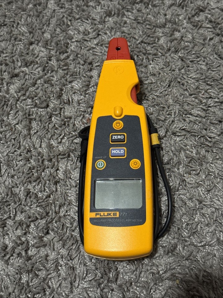 Fluke 771 Milliamp Process Clamp Meter DMM Test AC MA Tester Comes W ...