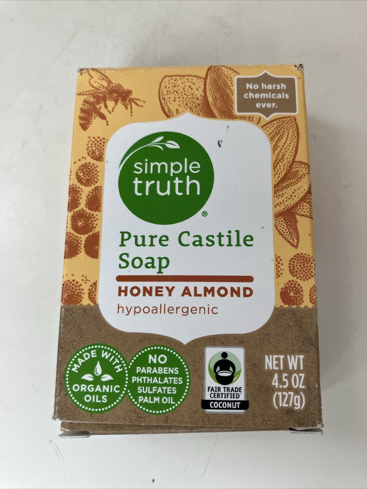 Simple Truth Pure Castile Soap Honey Almond Hypoallergenic | eBay