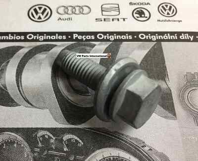 VW Golf MK5 Rear Suspension Shock Top Mount Bracket Bolt Genuine OEM VW ...