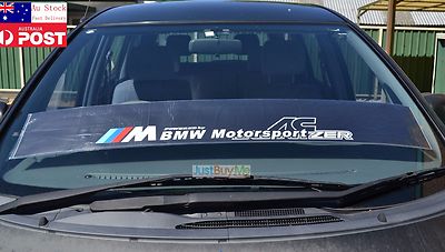 M Motorsport Windshield Against Sun Reflect Car Sticker BMW X 3 5 Z ...