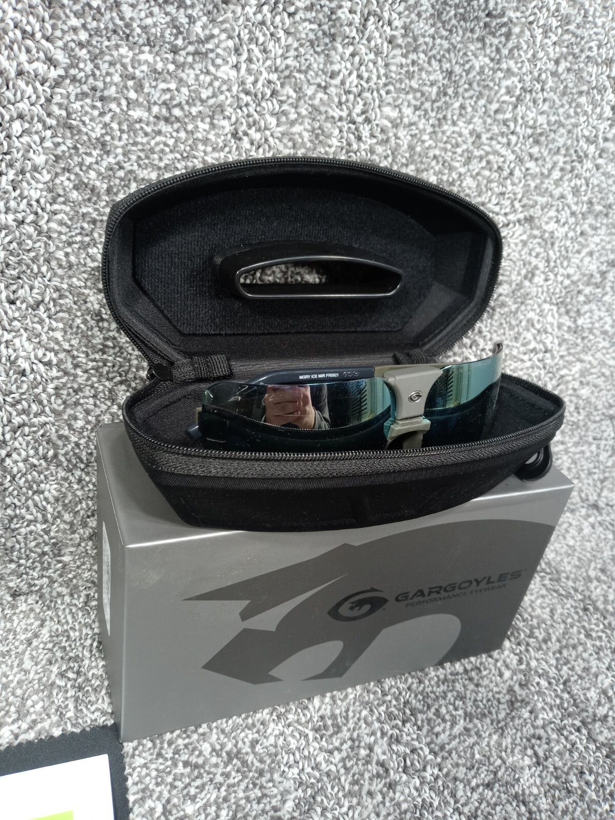 New Authentic Gargoyles Sunglasses Arnold Terminator 85s Ice Mirror ...