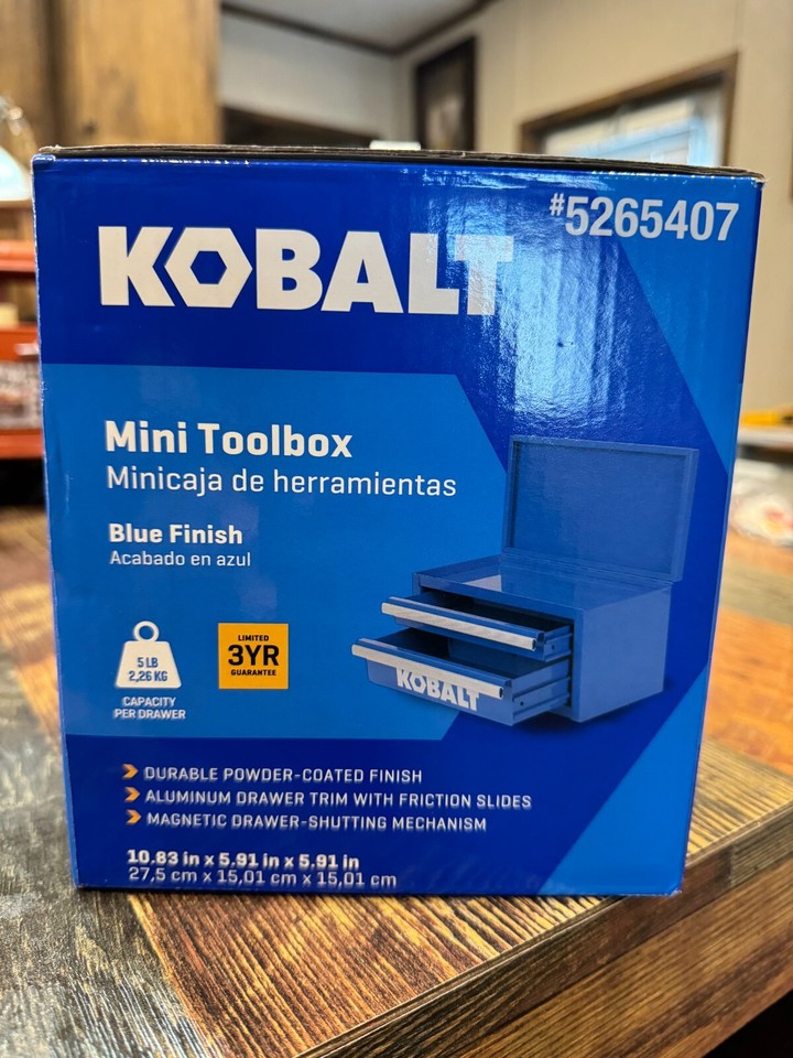Kobalt Mini Tool Box 25th Anniversary Edition - Blue (5265407 ) | eBay