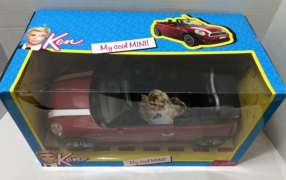 2011 Mattel Barbie Ken's "My Cool Mini" RED Convertible Mini Cooper ...