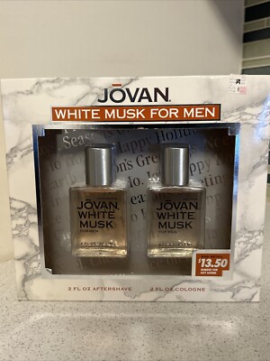 Vtg JOVAN WHITE MUSK For Men Cologne & After Shave 2 oz New In Orig ...