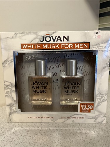 Vtg JOVAN WHITE MUSK For Men Cologne & After Shave 2 oz New In Orig ...