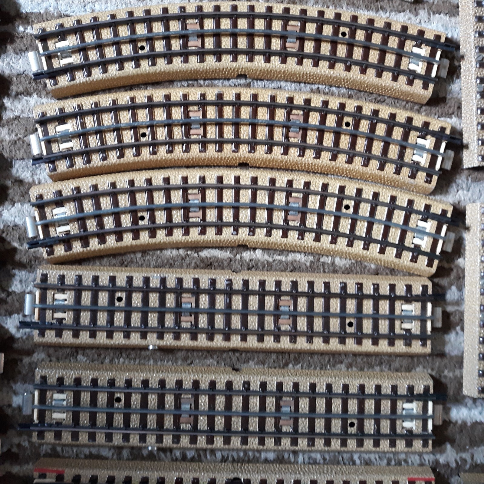 Lot of 42 Marklin Three Rail Tracks Including 2 Uncoupling & 1 ...