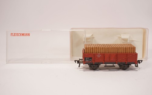 Fleischmann H0 5203 Open Goods Wagon With Wood Load DB 631025 0 20 ...