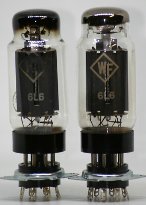 6l6 tube amplifier pair amp matched metal quad 6l6gc el34 6l6g VT-115 ...