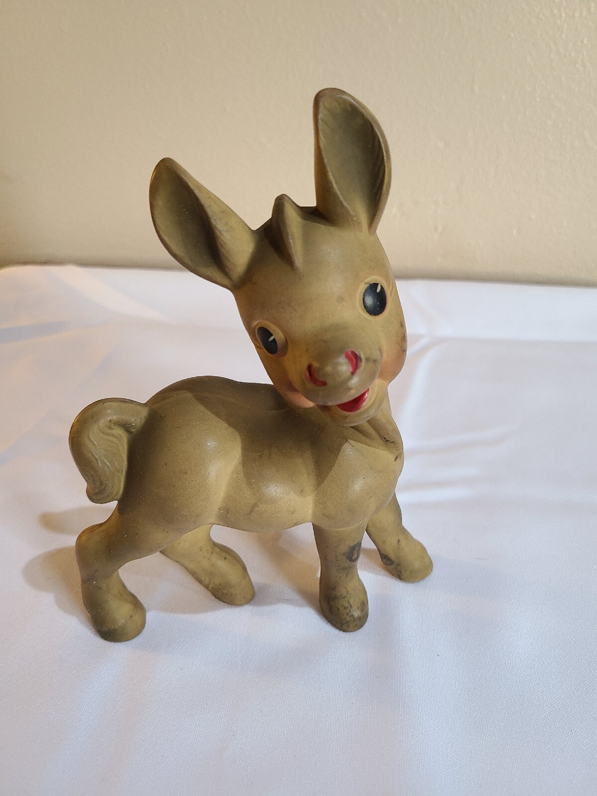 Vintage Toy REMPEL Balky Donkey Rubber Squeaker Doll 1960s Still ...