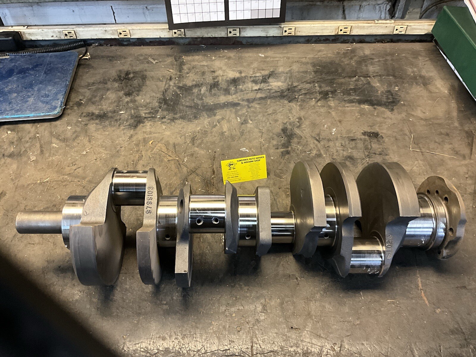 Reground Crankshaft For Pontiac 455 Ground Rods .040 Mains .030 Cast ...