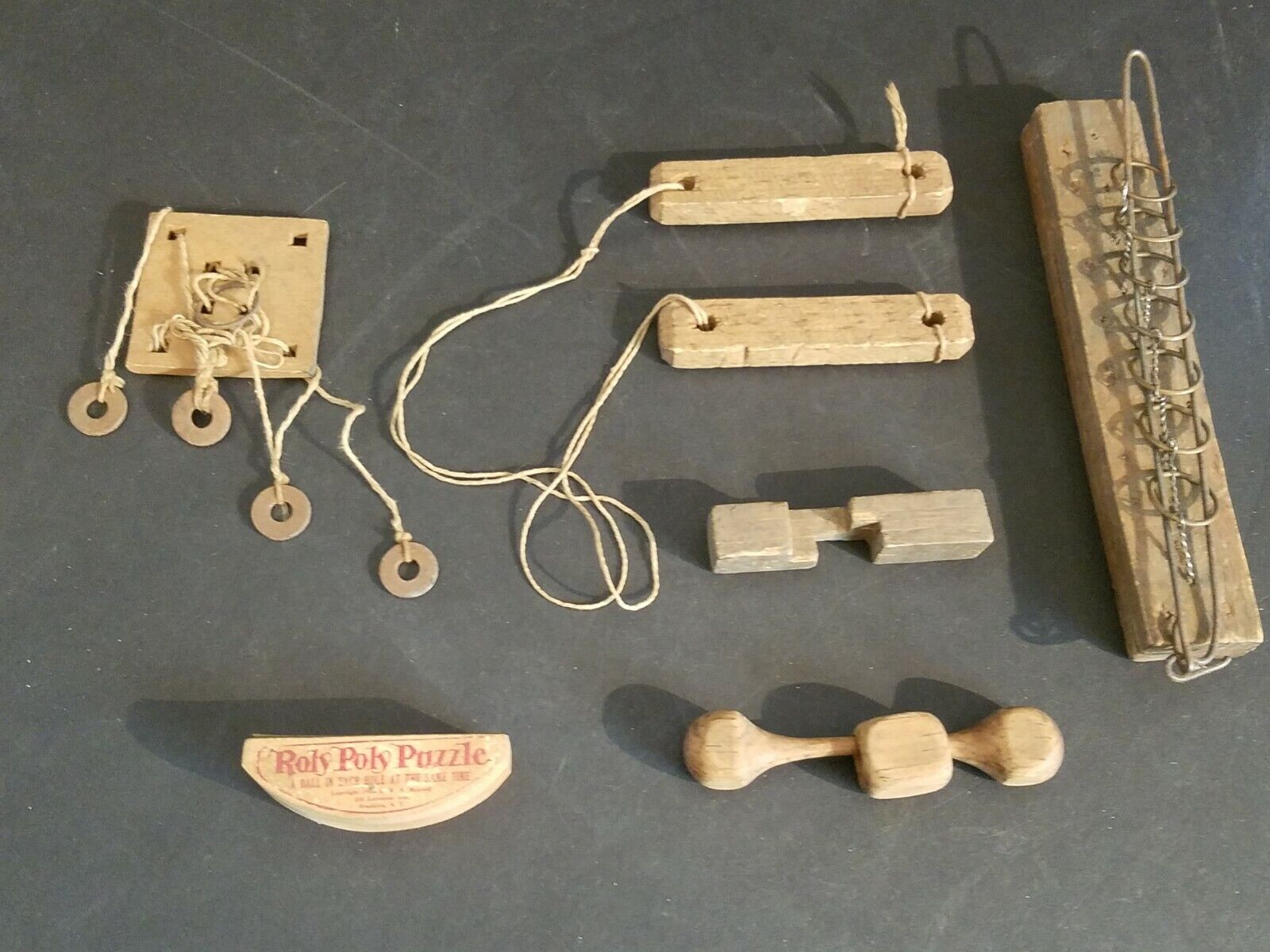 Roly Poly Wood Puzzle, 1928, Brooklyn N.Y..& Other Wood Puzzles | eBay