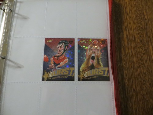 2019 AFL SELECT FOOTY STARS MELBOURNE STAR BURST TEAM LOT OF 2 CARDS ...