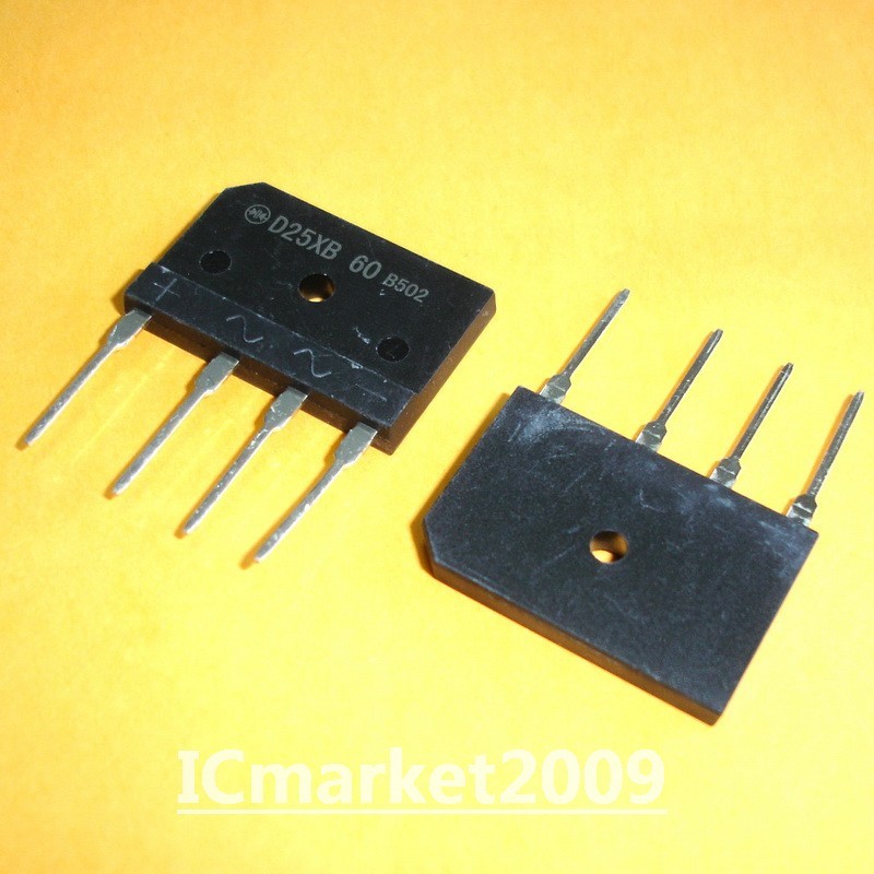 10 PCS D25XB60 SIP-4 600V 25A General Purpose Rectifiers | eBay