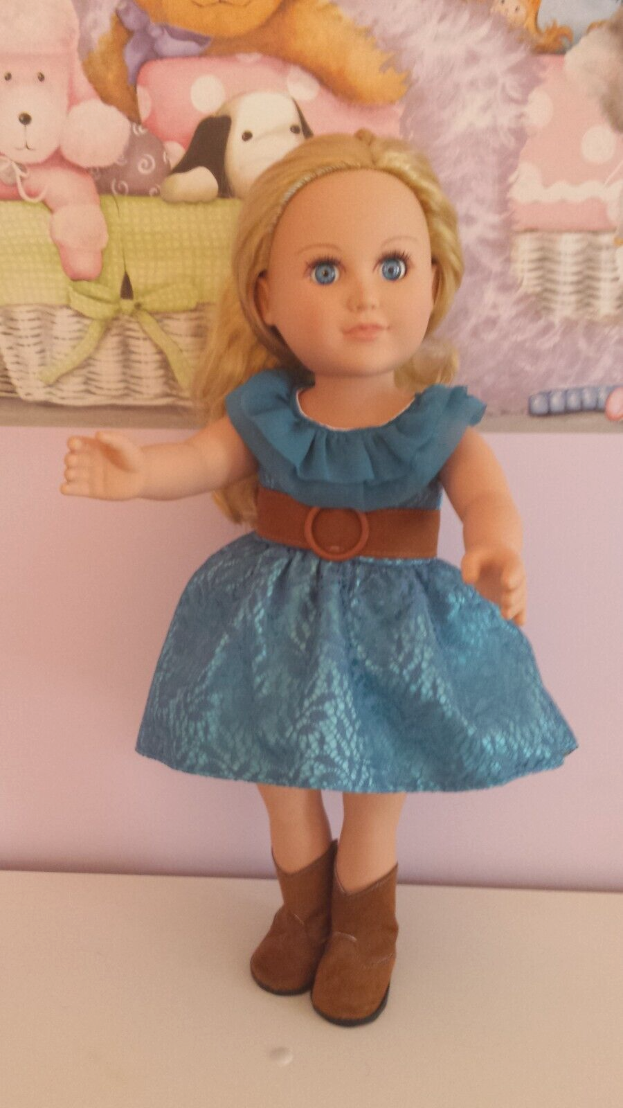 City Toy Cowgirl 18 Inch Play Doll Blond Hair Original Clothes Boots ...