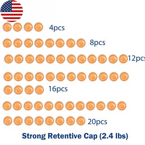 US Overdenture Locator Male Caps 2.4lbs for Attachment Abutments ...