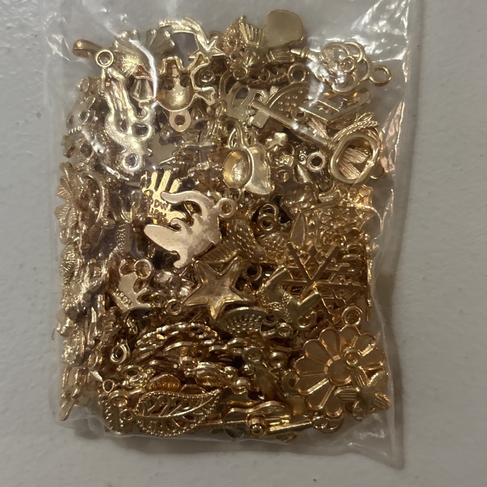 Lot of Random Charms for Jewelry Making | eBay