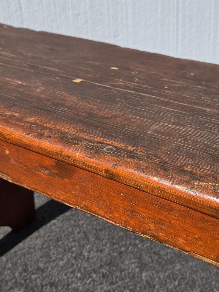 Antique Primitive Nantucket Meetinghouse Rustic Bench ~ French Country ...
