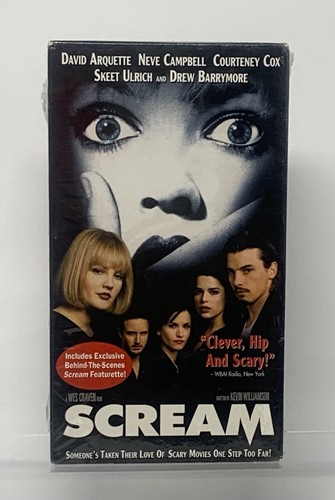 Scream (1996) VHS – Factory Sealed Slipcase, First Print, Original ...