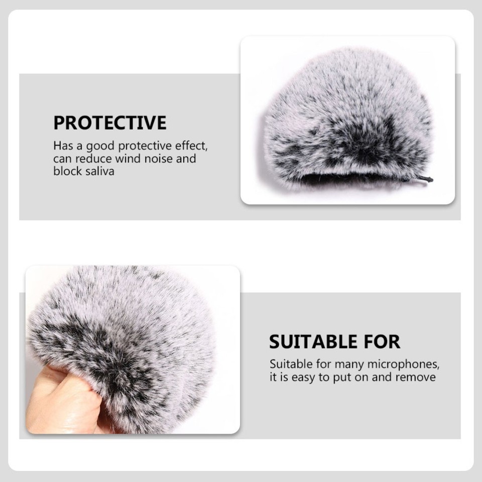 Noise Reduction Cover Mic for Microphone Protective Wind Screen Mics ...