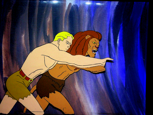 The New Adventures of Flash Gordon 1979 FLASH & THUN Cel & Hand Painted ...