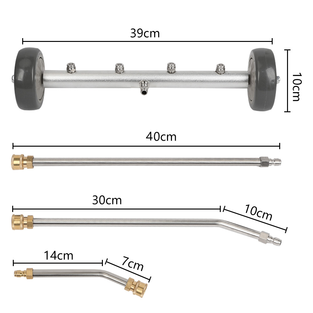 4000PSI Under Car Pressure Washer Undercarriage Cleaner Underbody Wash ...