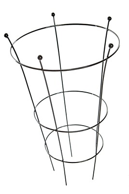 Metal Peony Garden Supports Herbaceous Plant Cone Frames 5 Legs Heavy ...