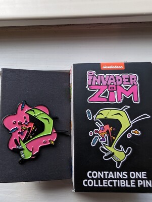 Nickelodeon Invader Zim Candy Food Blind Box Collectible Enamel Pin Gir ...