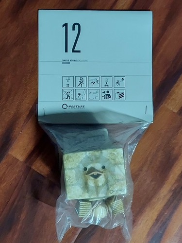 SDCC ThreeA Portal Weighted Companion Cube Square Valve (W/TF2 code) | eBay