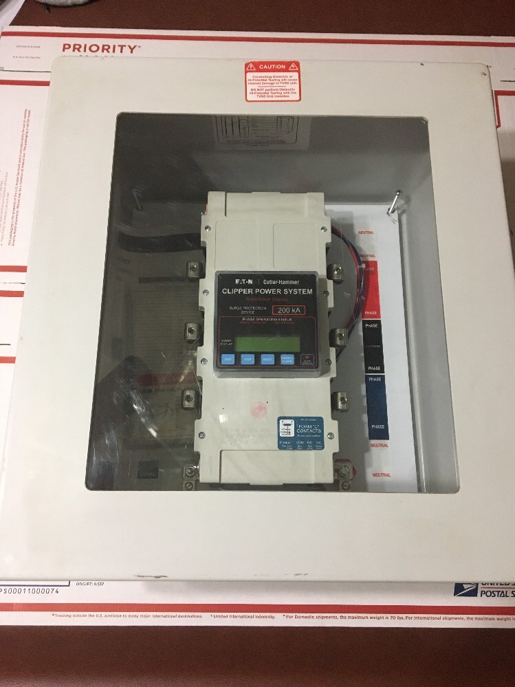 Eaton Cutler Hammer Clipper Powered System 200ka Surge Protector SPD ...