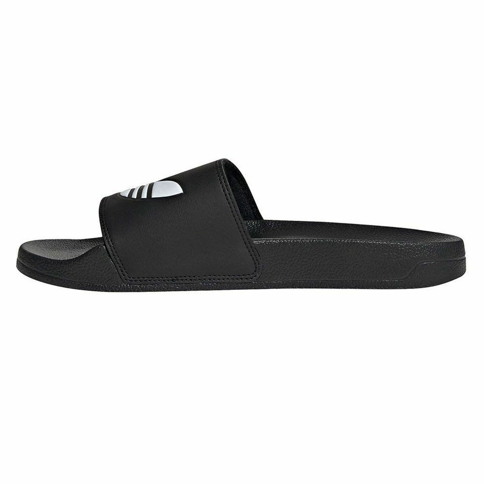 Mens adidas TREFOIL ADILETTE Lite Black Slides Sandals FU8298 Flip ...