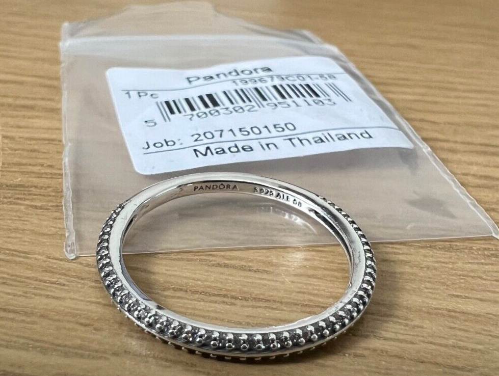 Pandora ME Pave Ring 199679C01-58 for sale online | eBay UK