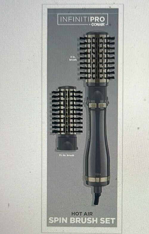 Infiniti Pro Conair Hot Air Spin Brush Combo Set 2 In And 1.5 In ...